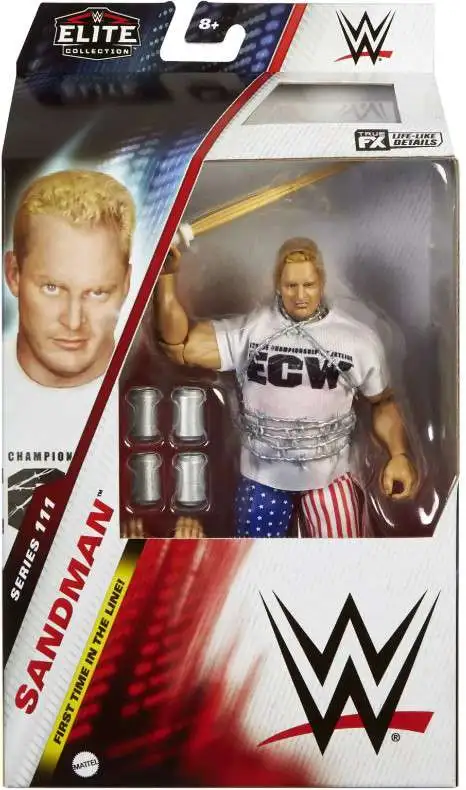 WWE Wrestling Elite Collection Series 111 Sandman Action Figure Chase ...