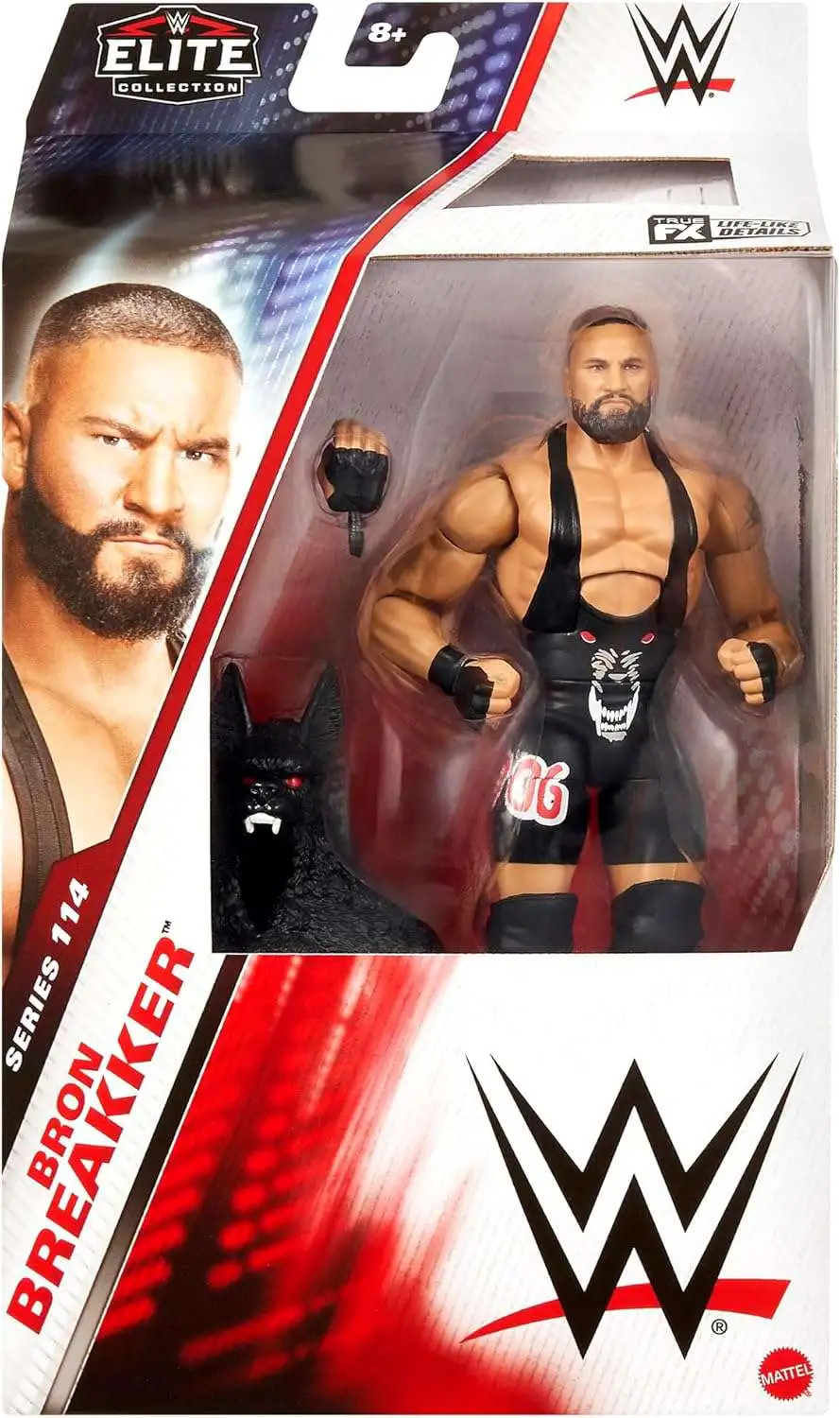 WWE Wrestling Elite Collection Series 114 Bron Breakker Action Figure ...