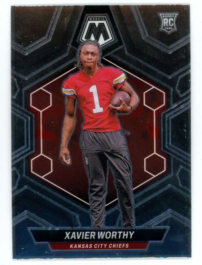 NFL 2024 Panini Mosaic Football Single Card Xavier Worthy 328 Rookie ...