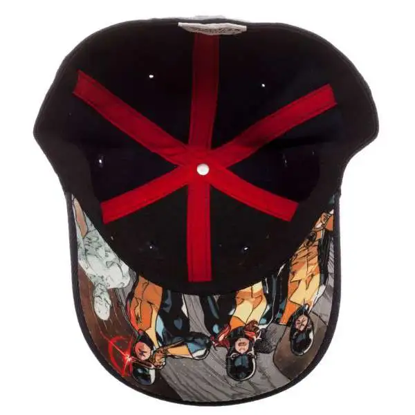 Marvel X-Men Logo Flex Cap Navy Bioworld - ToyWiz