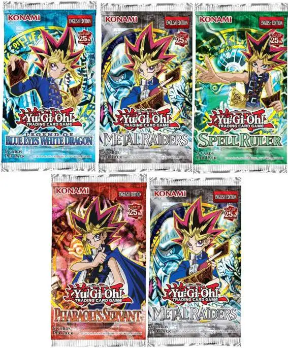 YuGiOh Blue Eyes White Dragon, Metal Raiders, Spell Ruler, Pharaohs ...