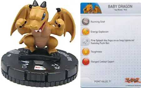 YuGiOh HeroClix Series 1 Single Figure Baby Dragon 33 - ToyWiz