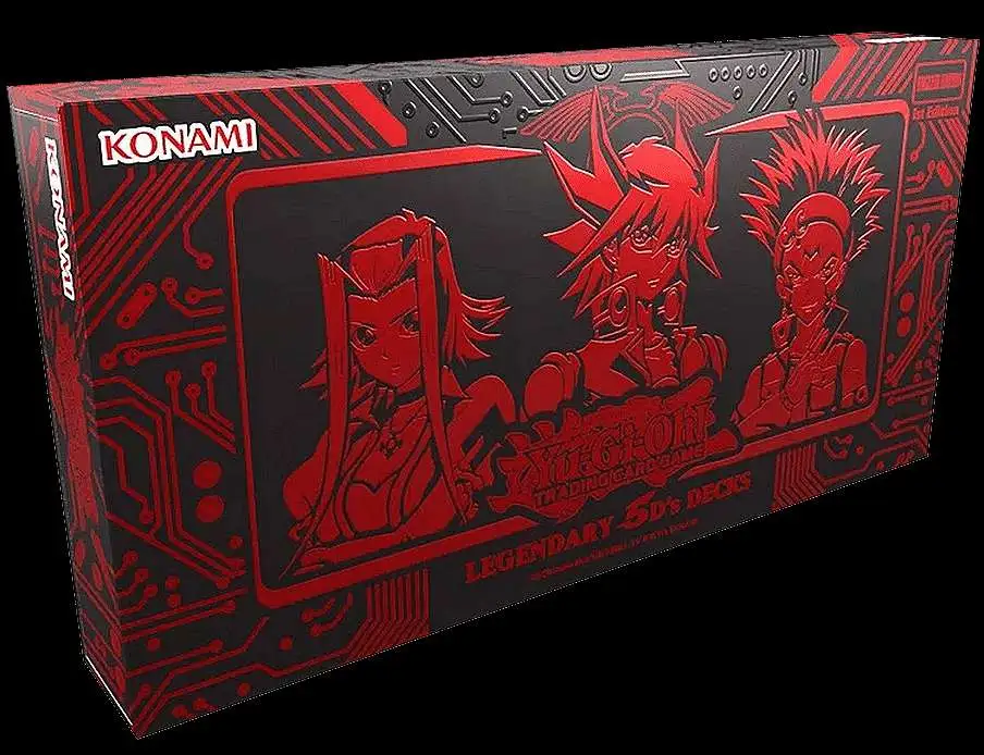 YuGiOh YuGiOh 5Ds Yusei 2 TBD Legendary Decks 3x 51-Card Decks Konami - ToyWiz