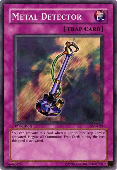 YuGiOh Pharaohs Servant Single Card Common Metal Detector PSV-022 1st Edition - ToyWiz