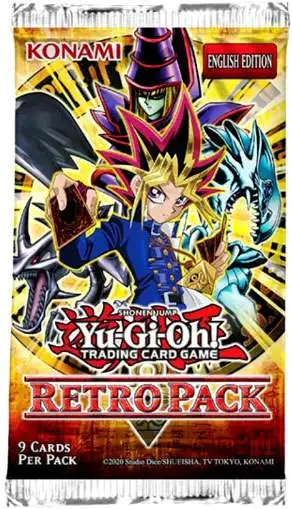 YuGiOh Retro Pack Booster Pack 9 Cards Konami - ToyWiz