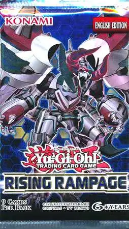YuGiOh Rising Rampage Booster Pack English Edition, 9 Cards Konami - ToyWiz
