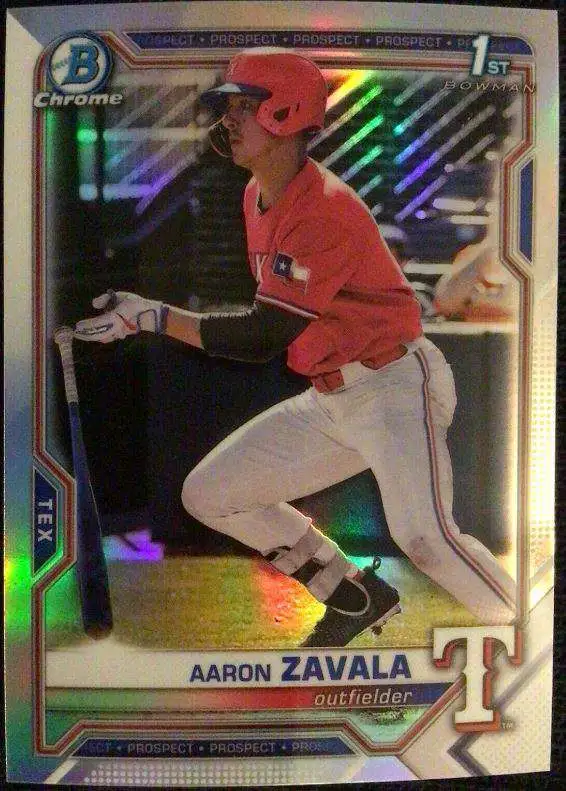MLB 2022 Bowman Chrome Baseball Single Card Rookie Aaron Zavala BDC-101 ...