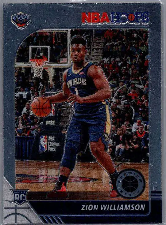 NBA 2019 Hoops Premium Stock Basketball Single Card Zion Williamson 258 ...