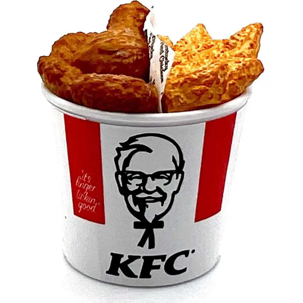 5 Surprise KFC Split Fried Chicken Bucket 1.5 Common Mini Food Toy ...