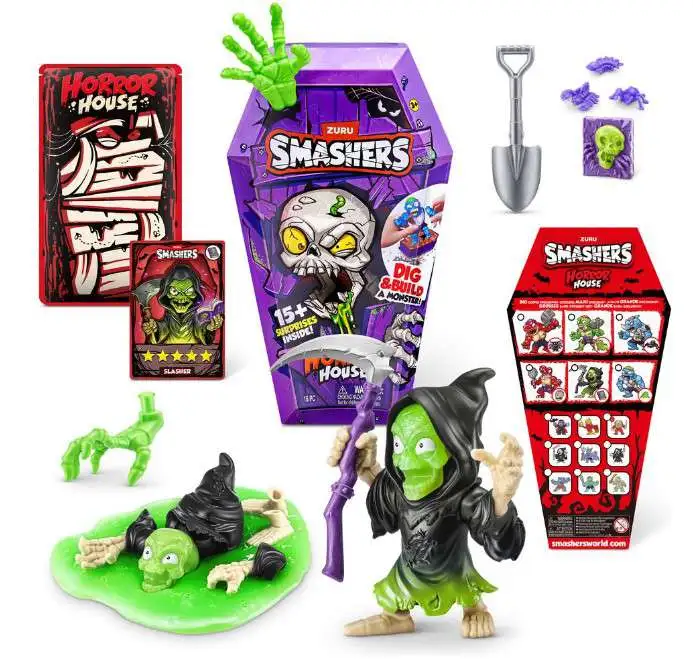 Smashers Horror House Slasher MEDIUM Mystery Pack GREEN Hand, 15 ...