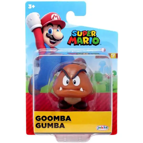 World of Nintendo Super Mario Goomba 2.5 Mini Figure 2025 Version Jakks ...