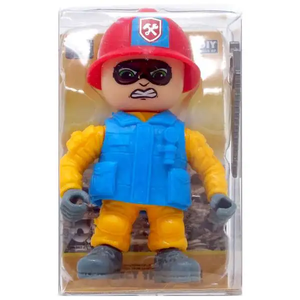 City Builder Little Engineer Construction Worker 3 Figure with Pickaxe ...
