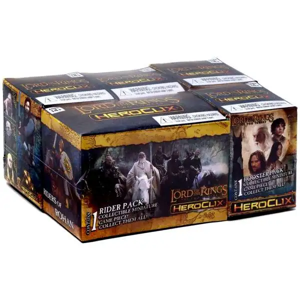 The Lord of the Rings HeroClix The Two Towers Booster Brick Box 6 ...