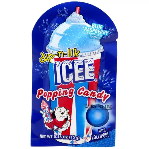 Icee Sour Blue Raspberry Spray Candy Kokos Confectionary Novelty - ToyWiz