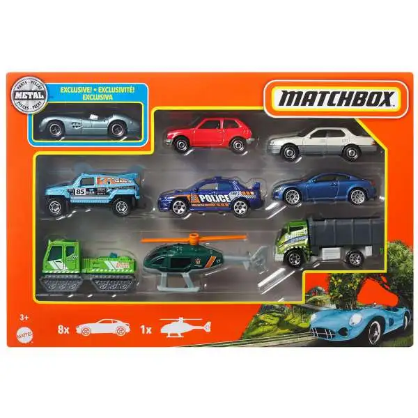 Matchbox Matchbox Diecast Car 9-Pack Version 2 Mattel - ToyWiz