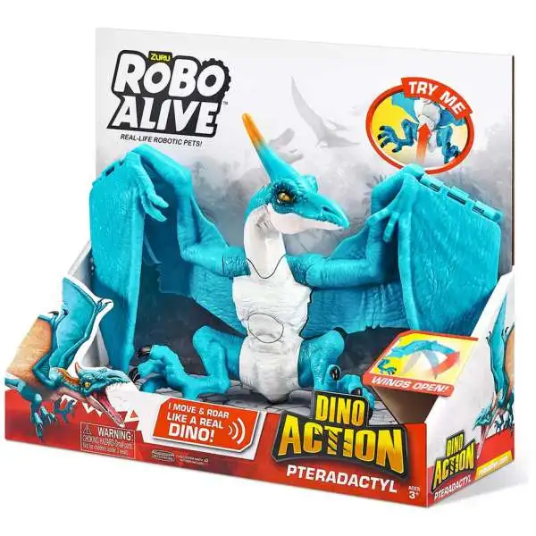 Robo Alive Dino Action Pterodactyl, Raptor T-Rex Exclusive Robotic Pet ...