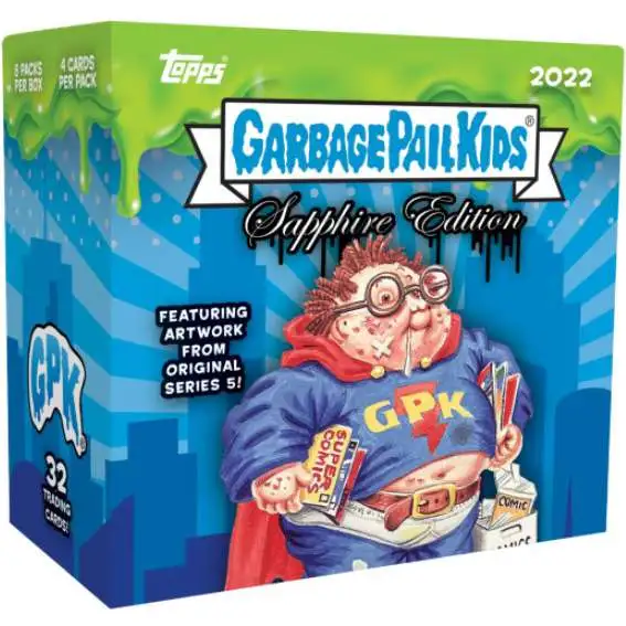 Garbage Pail Kids 2022 GPK Chrome Sapphire Trading Card Pack 4 Cards ...