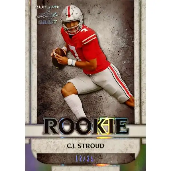 NFL Houston Texans 2022 Draft Football Single Card Gold CJ Stroud B2 ...