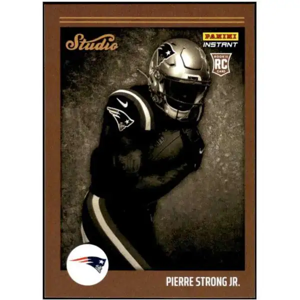 NFL 2022 Instant Black White Rookies Single Card 649 Pierre Strong Jr BW36 Rookie Card - ToyWiz