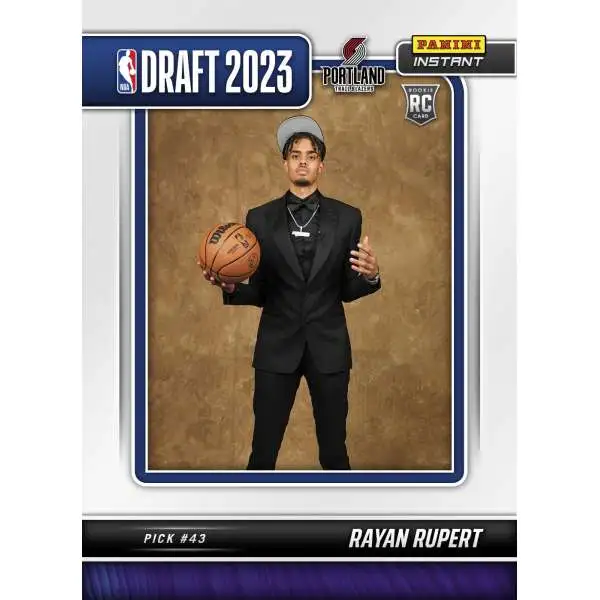 NBA 2023-24 Instant RPS First Look Basketball Single Card Rayan Rupert ...