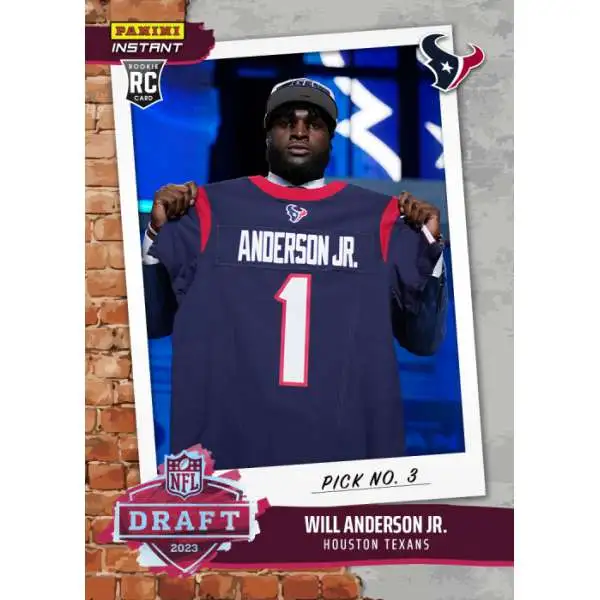 NFL Houston Texans 2023 Instant RPS First Look Football Single Card ...
