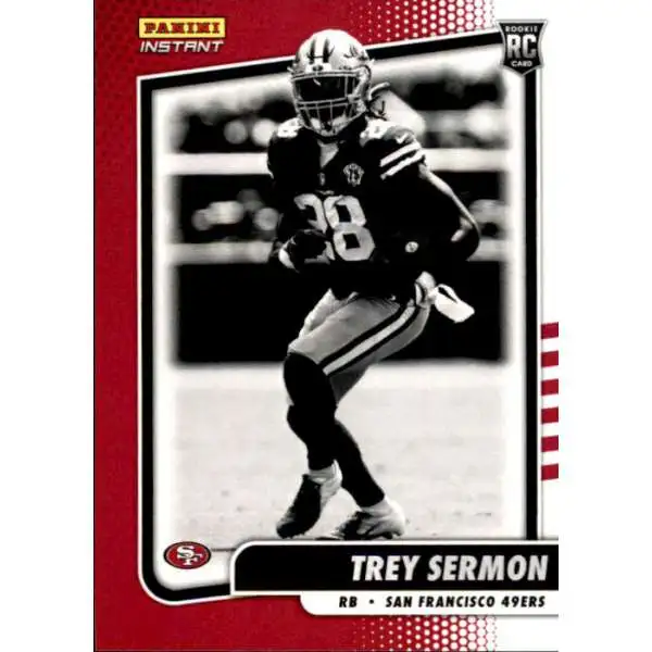 NFL 2021 Instant Football Spotlight Rookies Single Card Trey Sermon 25 ...