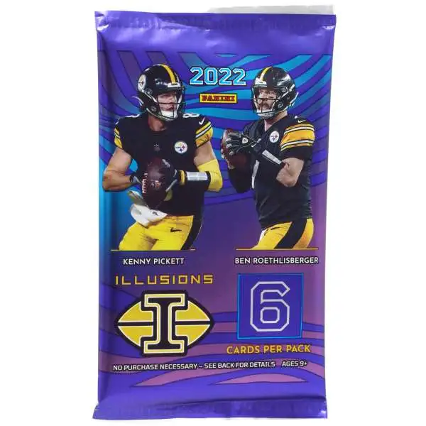 NFL Panini 2022 Illusions Football LOT of 2 Trading Card VALUE Packs 20 ...