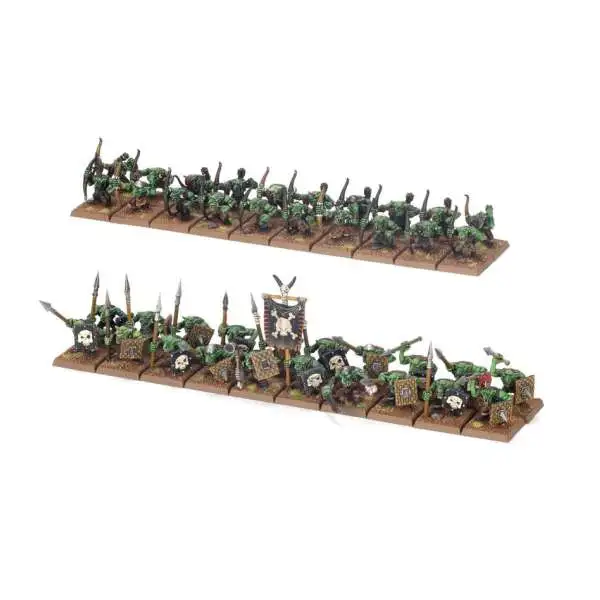 The Old World Orc Goblin Tribes Night Goblin Mob Miniatures Games ...