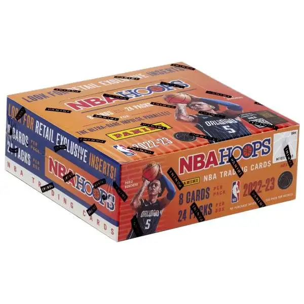 NBA Panini 2022-23 Hoops Basketball Trading Card VALUE Box 12 Packs ...