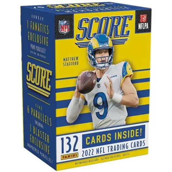 NFL Panini 2022 Score Football Exclusive Trading Card BLASTER Pack 22 ...