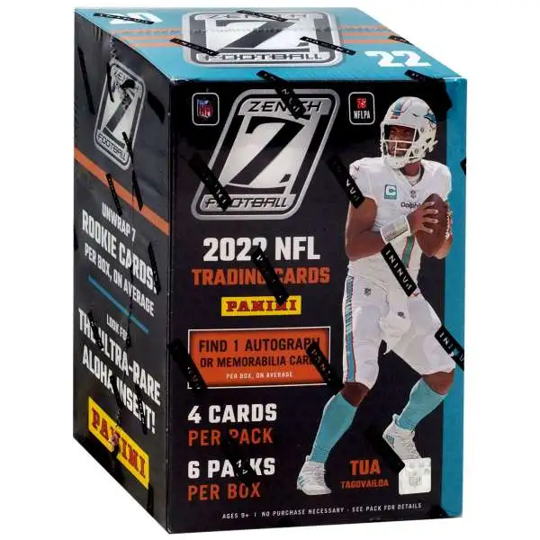 NFL Panini 2022 Donruss Optic Football Trading Card BLASTER Box 6 Packs ...