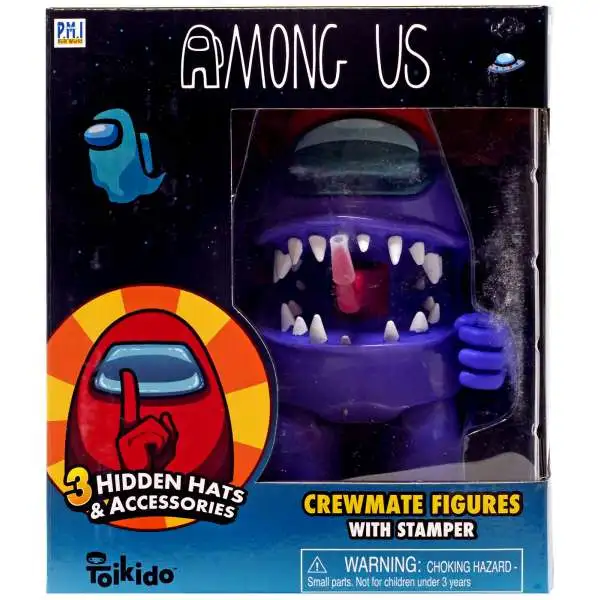 Among Us Crewmate Figures with Stamper Red Yellow 6.7 Action Figure 2 ...