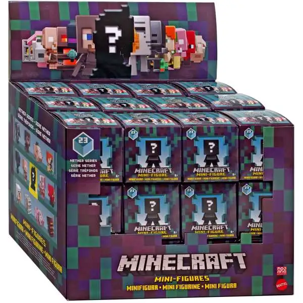Minecraft Dungeons Battle Series 24 Mystery Box 36 Packs Mattel Toys ...