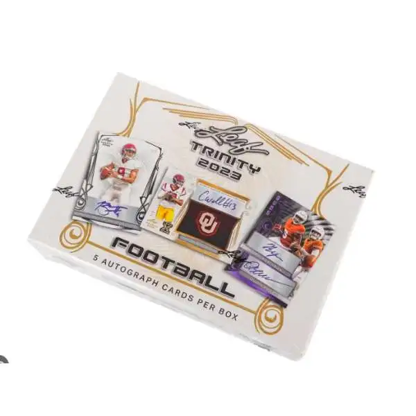 NFL Trinity 2023 Football Trading Card MEGA Box 1 Memorabila Card 2 ...