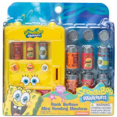 Spongebob Squarepants Rock Bottom Mini Vending Machine Kandy RMS ...