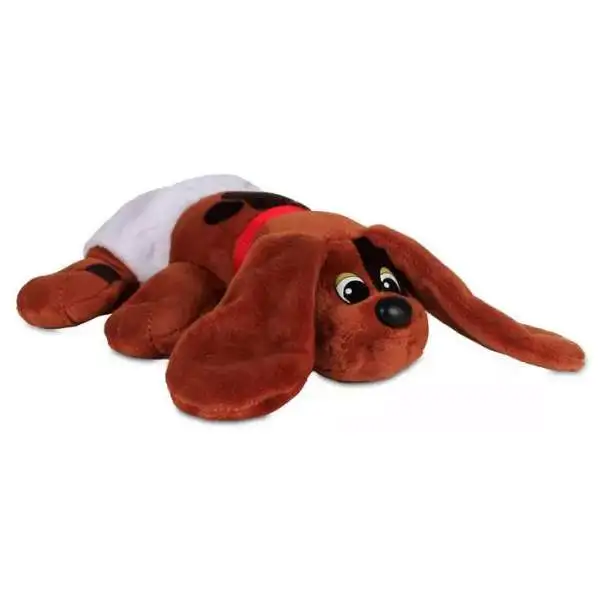 Pound Puppies Newborns Classic 80s Collection Fuzzy Ears Brown with Black Spots 7 Plush Basic ...