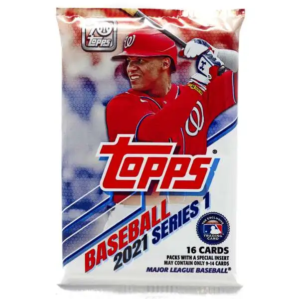 MLB Topps 2021 Series 1 Baseball Exclusive Trading Card MEGA Box 16 ...