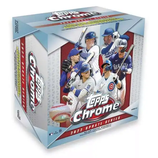 MLB 2022 Chrome Update Series Baseball Trading Card MEGA Box Pack 4 ...