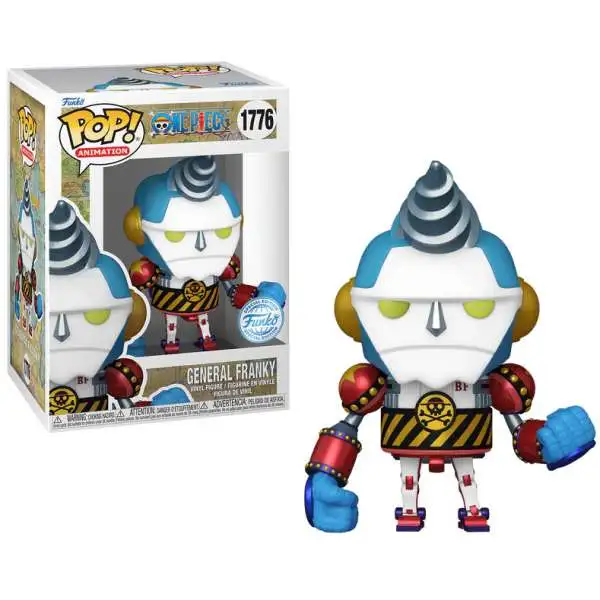 Funko One Piece POP Animation General Franky Exclusive Vinyl Figure ...