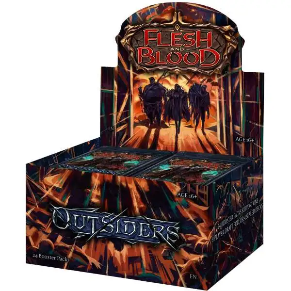 Flesh and Blood Trading Card Game Outsiders Booster Pack 16 Cards ...