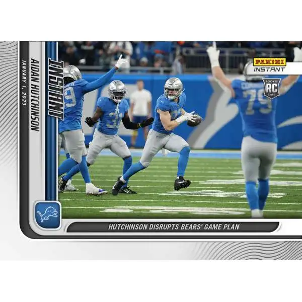 NFL 2022 Instant Donruss Rated Rookies Retro Football Aidan Hutchinson ...
