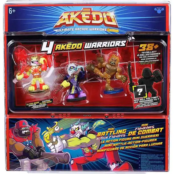 Akedo Ultimate Arcade Warriors Series 1 Battlemax Loco Grande Mizuchi Mystery Character Mini