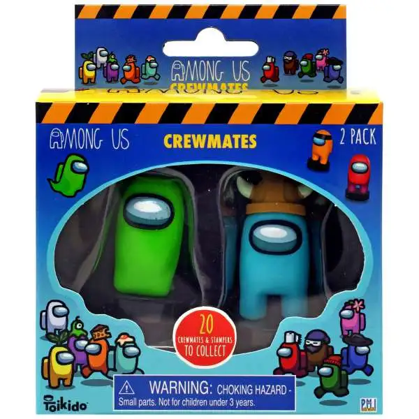 Among Us Crewmate Figures with Stamper Red Yellow 6.7 Action Figure 2 ...
