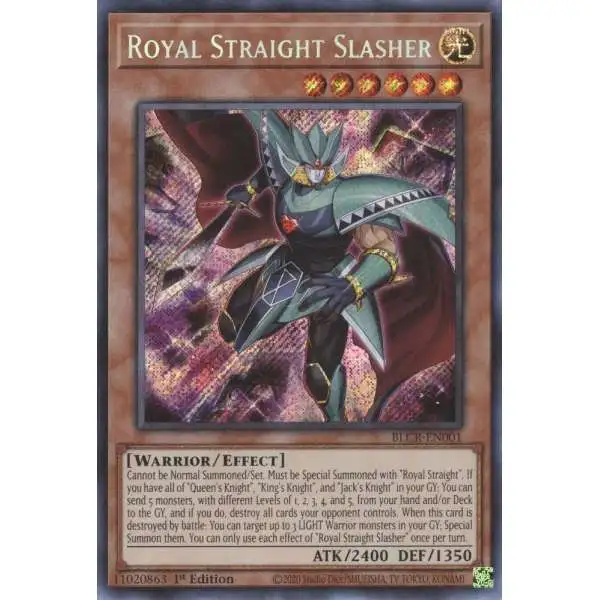 YuGiOh Battles of Legend Crystal Revenge Single Card Secret Rare ...
