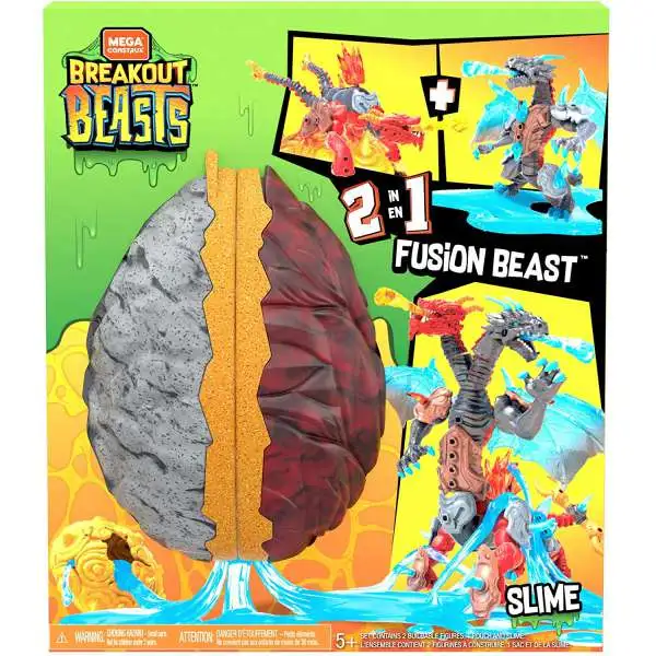 Breakout Beasts Series 2 Slime Egg Mystery Pack Mega Construx - ToyWiz