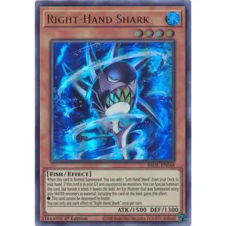 YuGiOh Trading Card Game Brothers of Legend Single Card Ultra Rare Left ...