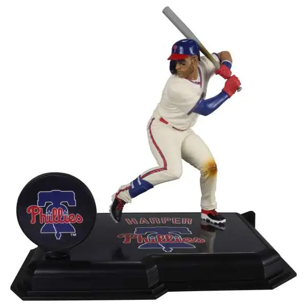 McFarlane Toys MLB Philadelphia Phillies Sports Picks Baseball Bryce Harper 7 Posed Figure ...