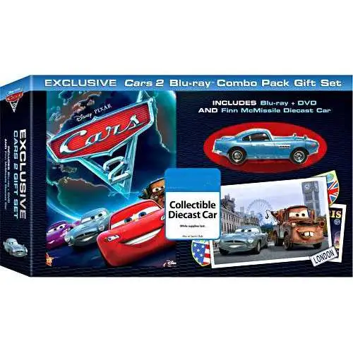 Disney Pixar Cars Cars 2 Racing 4-Pack Gearsley, Caroule, Bernoulli ...