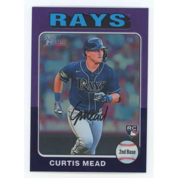 MLB 2024 Topps Heritage Single Card Curtis Mead 176 Rookie - ToyWiz