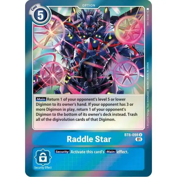 Digimon Trading Card Game Double Diamond Single Card Rare Rebellimon BT6-077 - ToyWiz